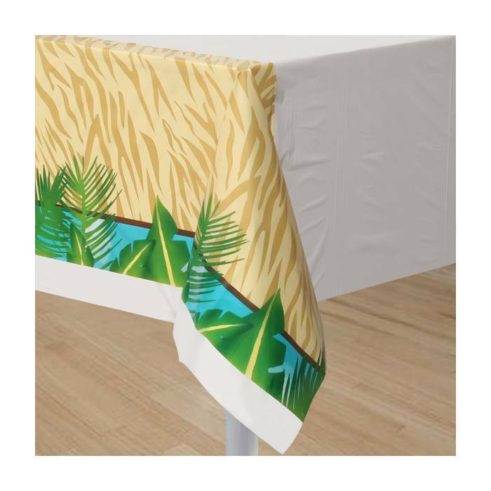 Safari Adventure Plastic Tablecloth | Safari Adventure | Jungle Animals ...
