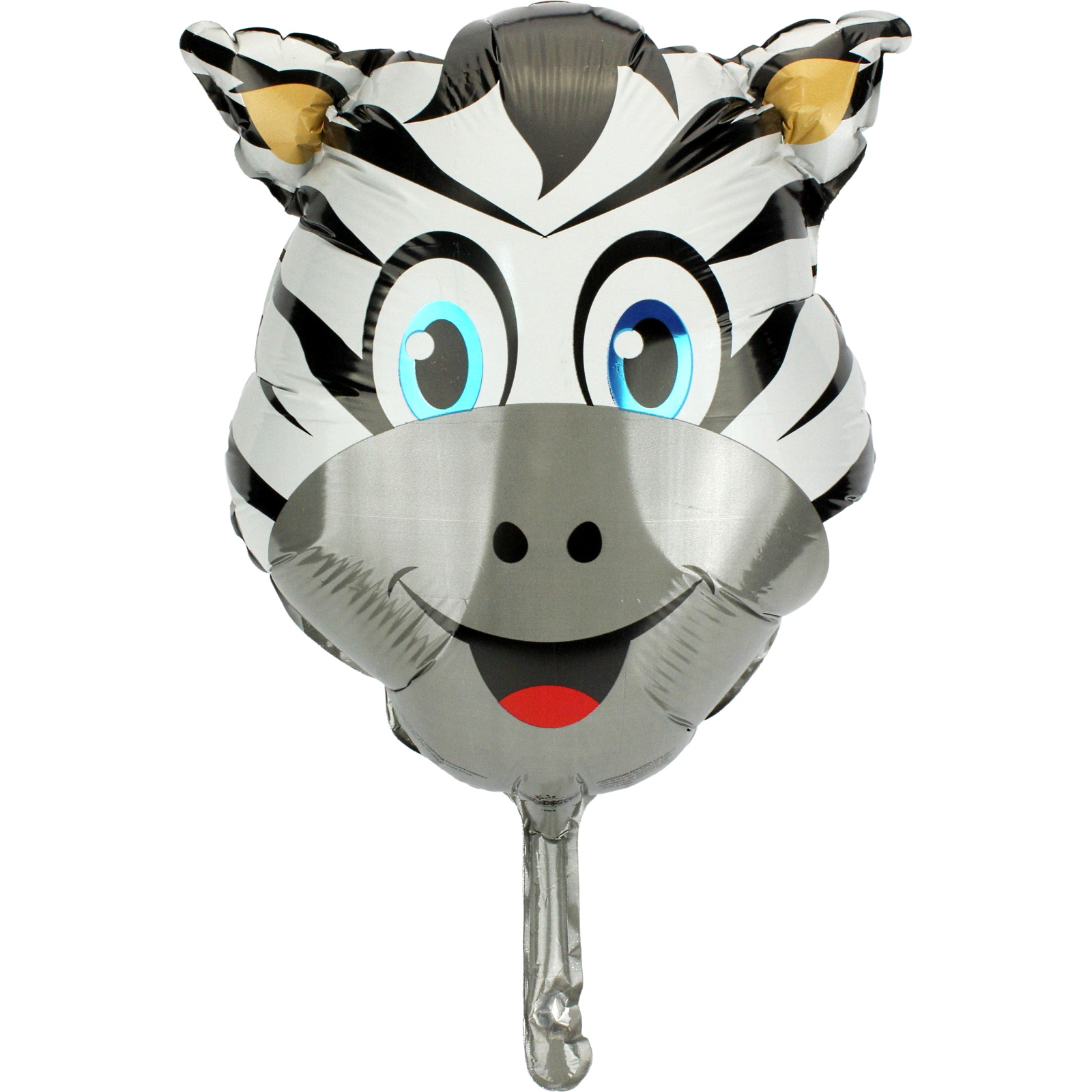 Zebra Face Air Fill Balloon 35cm | Jungle Animals | Boys and Girls ...