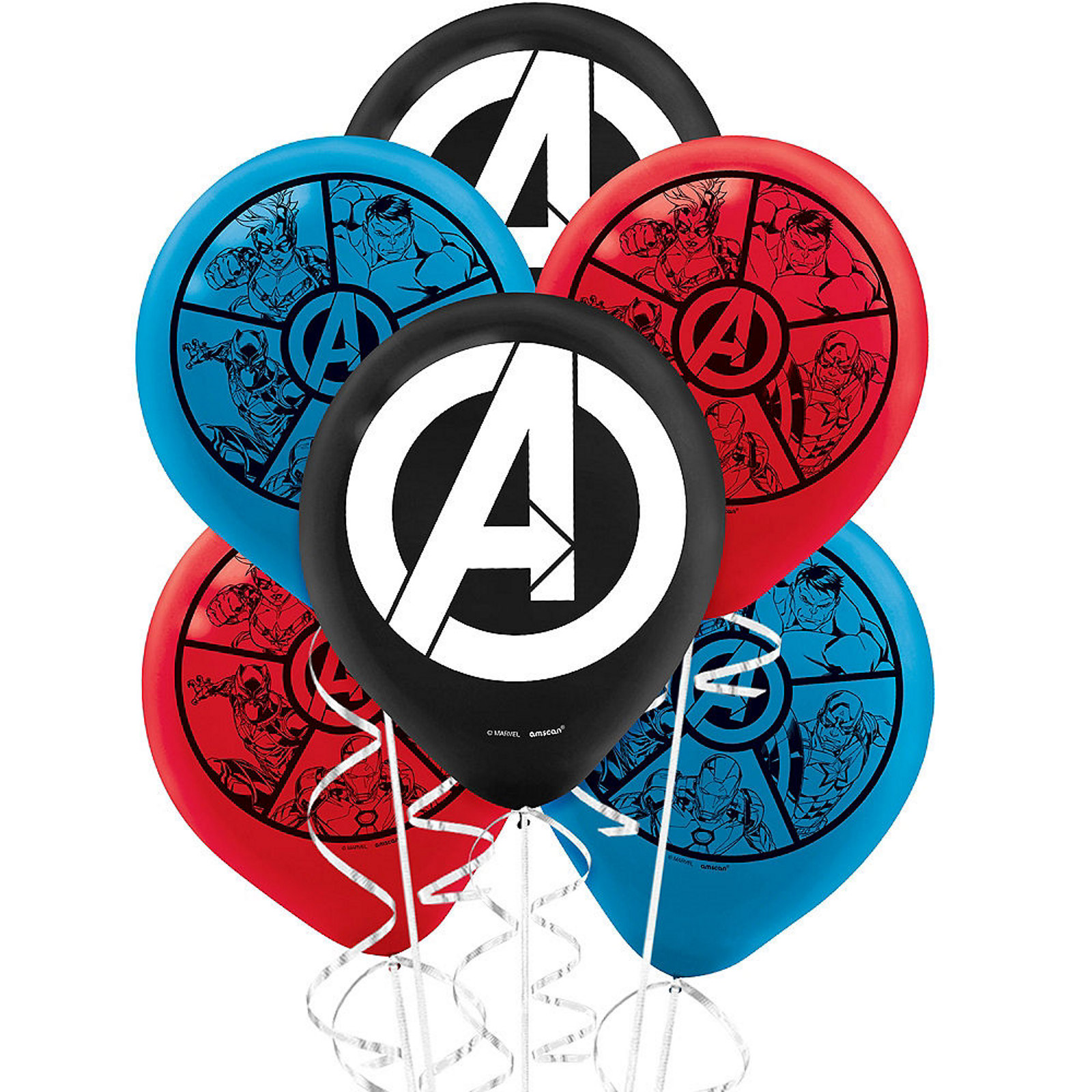 Avengers Powers Unite Balloons (Pack of 6) | Avengers | Boys Birthday ...