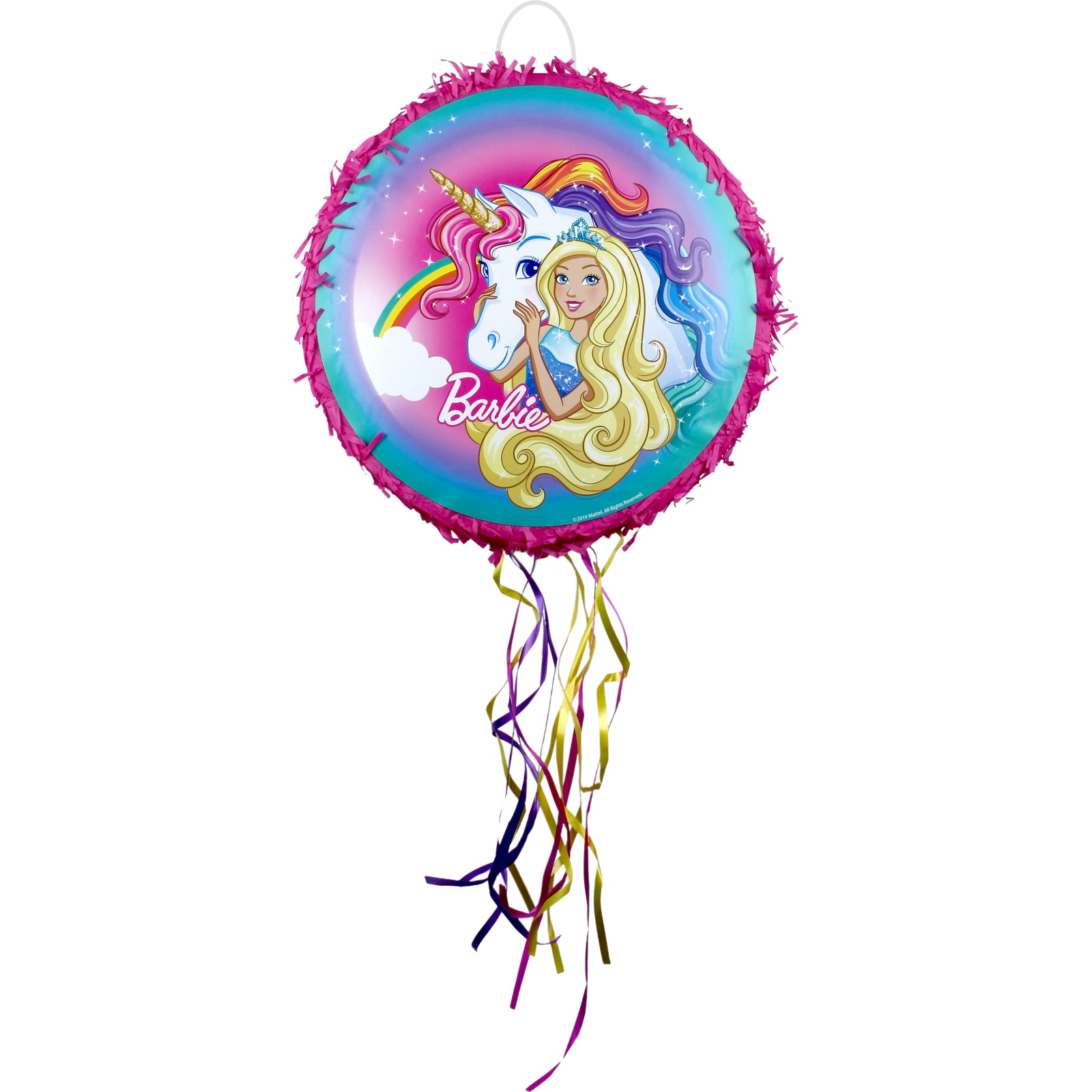 Barbie Dreamtopia Pull String Pinata | Barbie | Girls Birthday Party ...