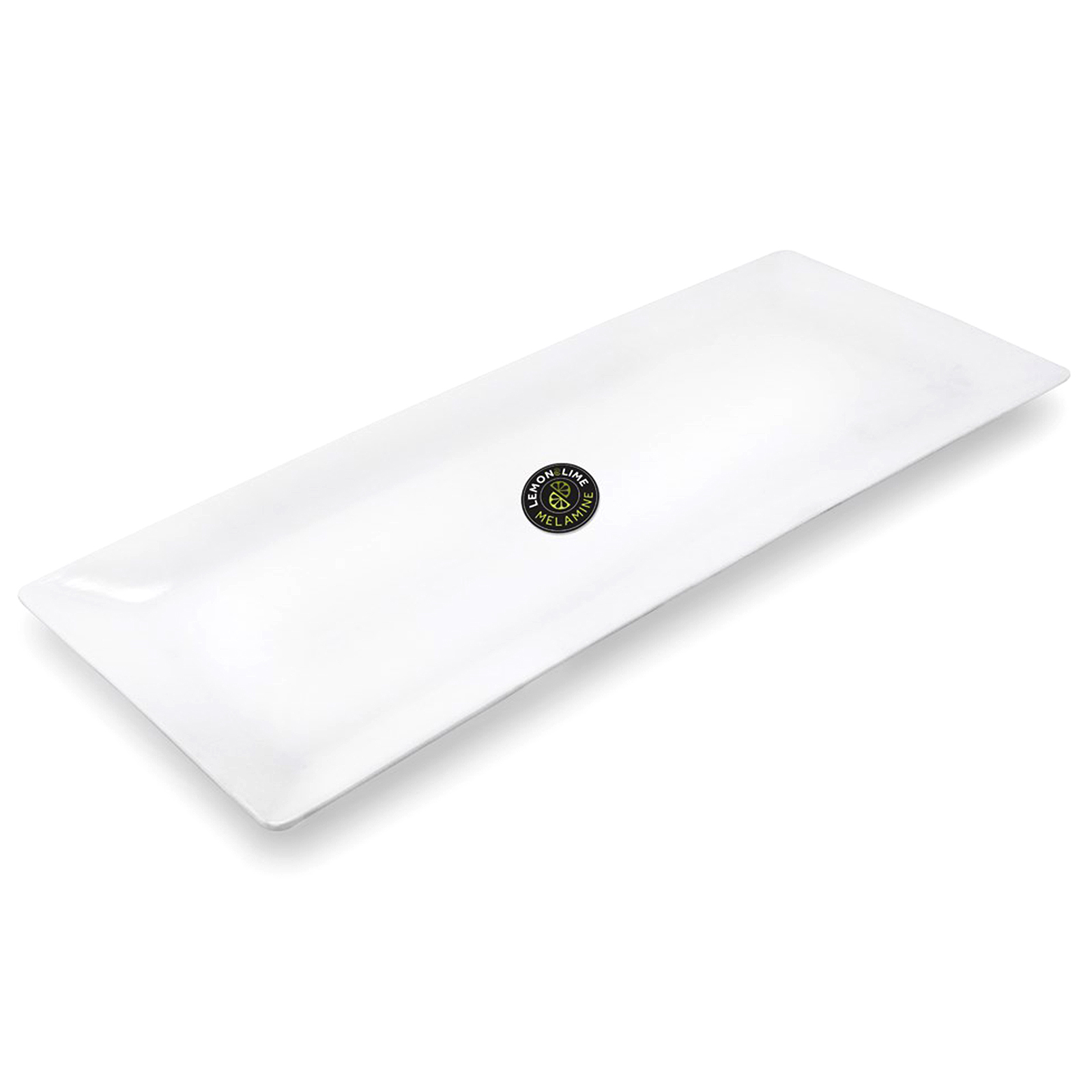 White Rectangular Melamine Platter 49cm x 20cm | Discount Party ...