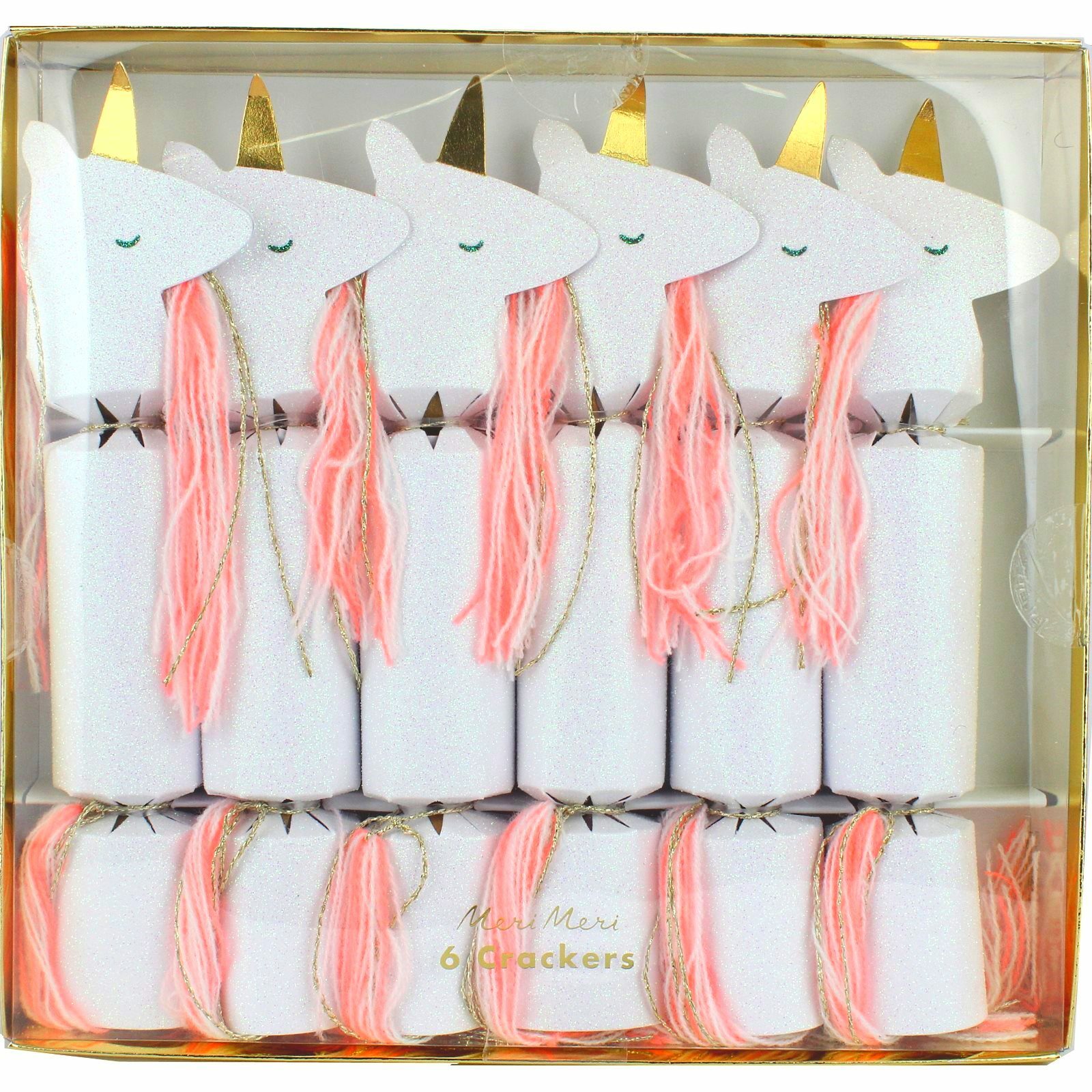 Meri Meri Small Glitter Unicorn Bon Bon Crackers (Pack of 6) - Discount ...