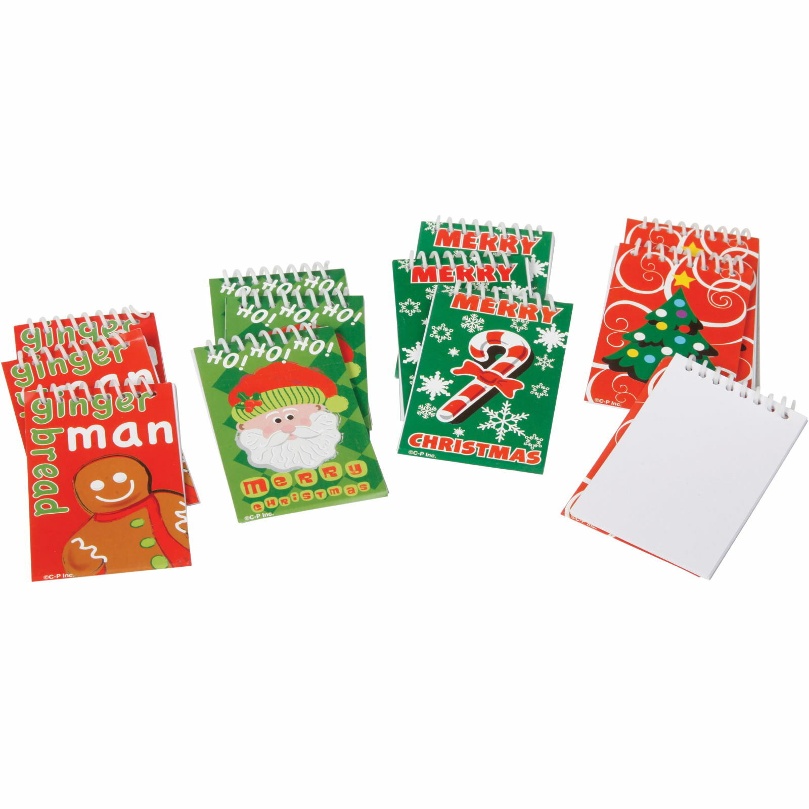 Christmas Notepads (Pack of 12) - Discount Party Supplies