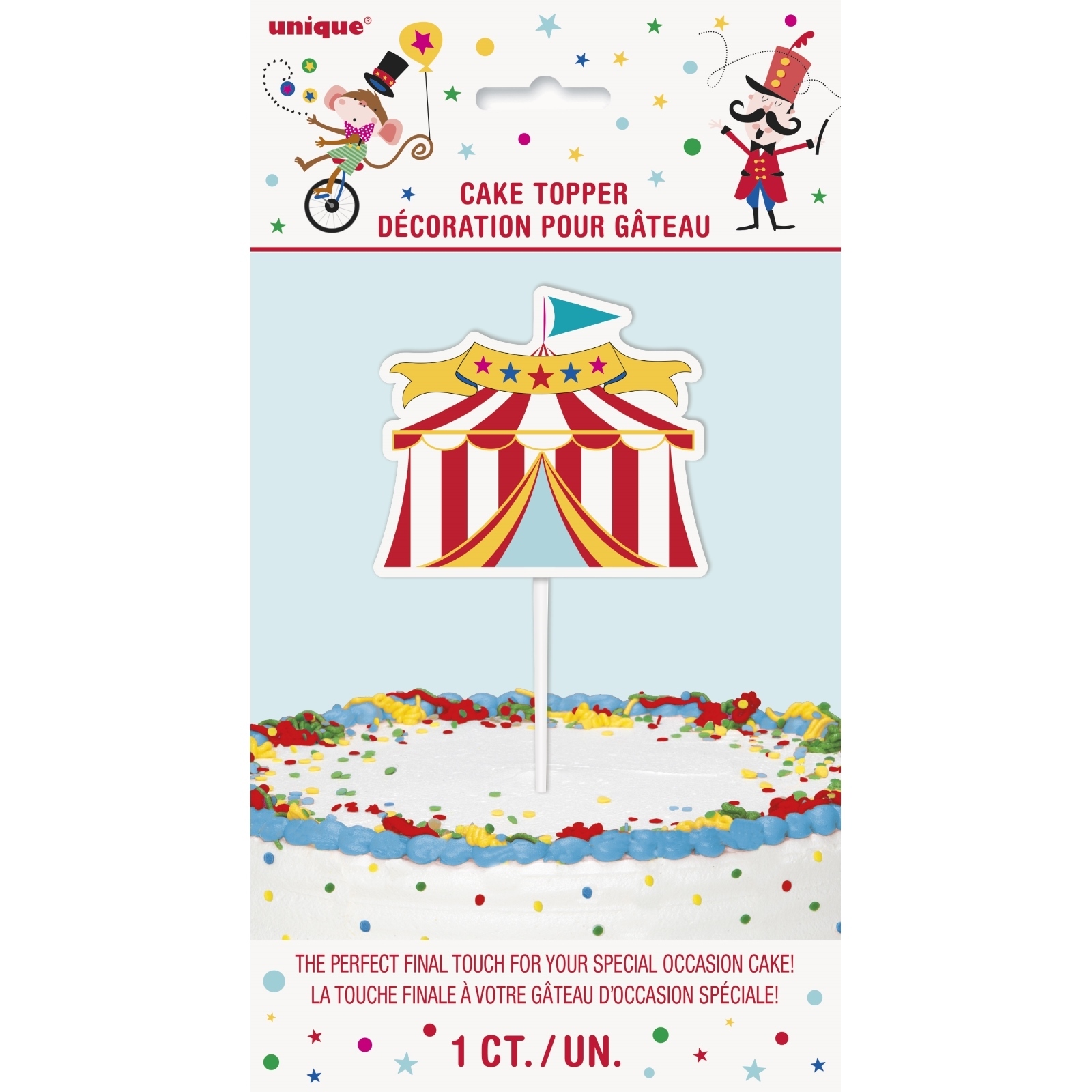 Circus Carnival Circus Tent Cake Topper | Circus & Carnival Party ...