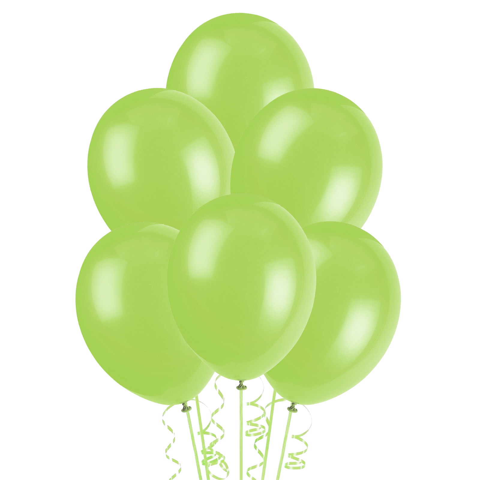 Lime Green Latex Balloons 30cm Round (Pack of 50) | Lime Green Coloured ...