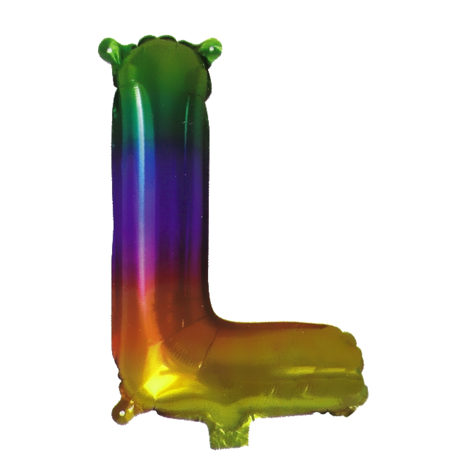 Rainbow Letter L Balloon 35cm - Discount Party Supplies