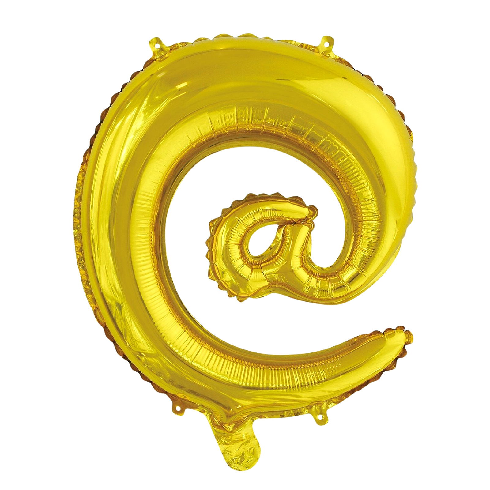 Metallic Gold At Symbol Foil Air Fill Balloon 35.5cm - Discount Party ...