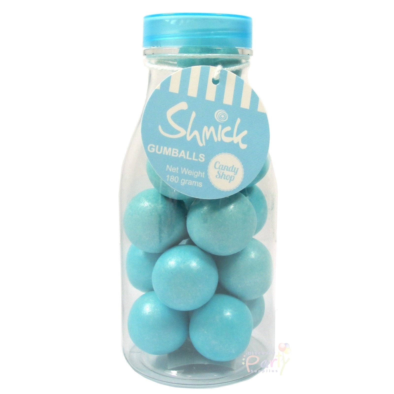 Blue Gumball Candy Bottle - Discount Party Supplies