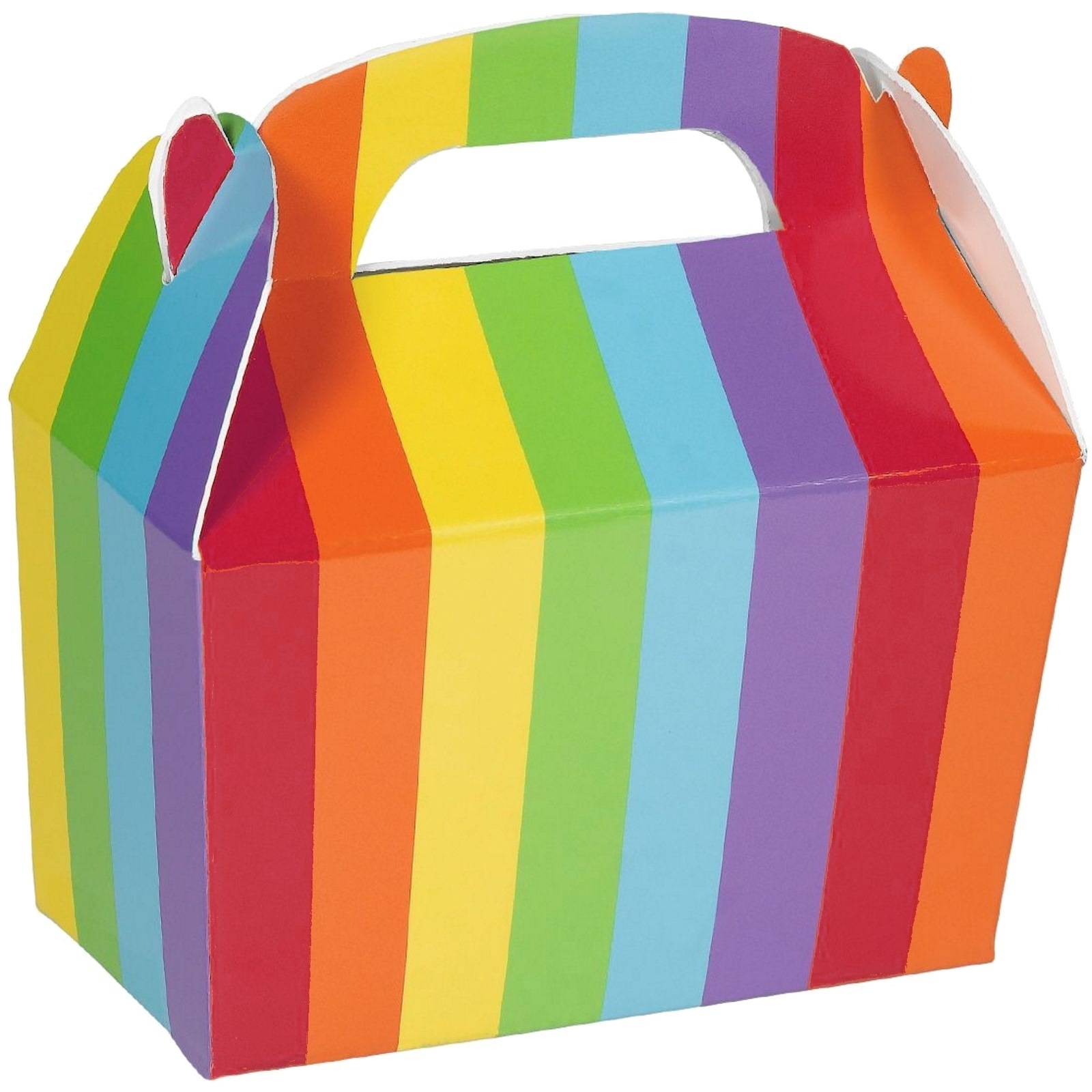 Rainbow Mini Lolly/Treat Box | Rainbow Party Supplies | Coloured Party ...