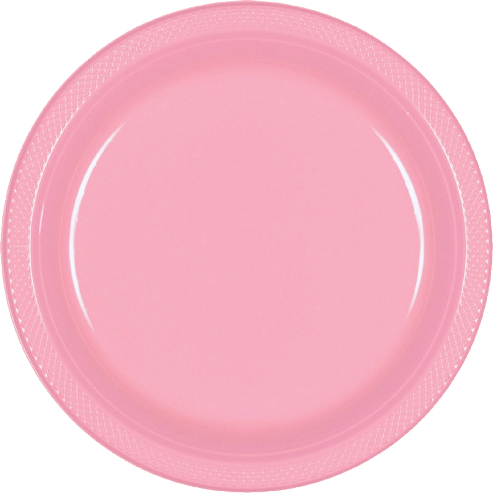 New Pink 26cm Reusable Plastic Plates (Pack of 20) - Discount Party ...