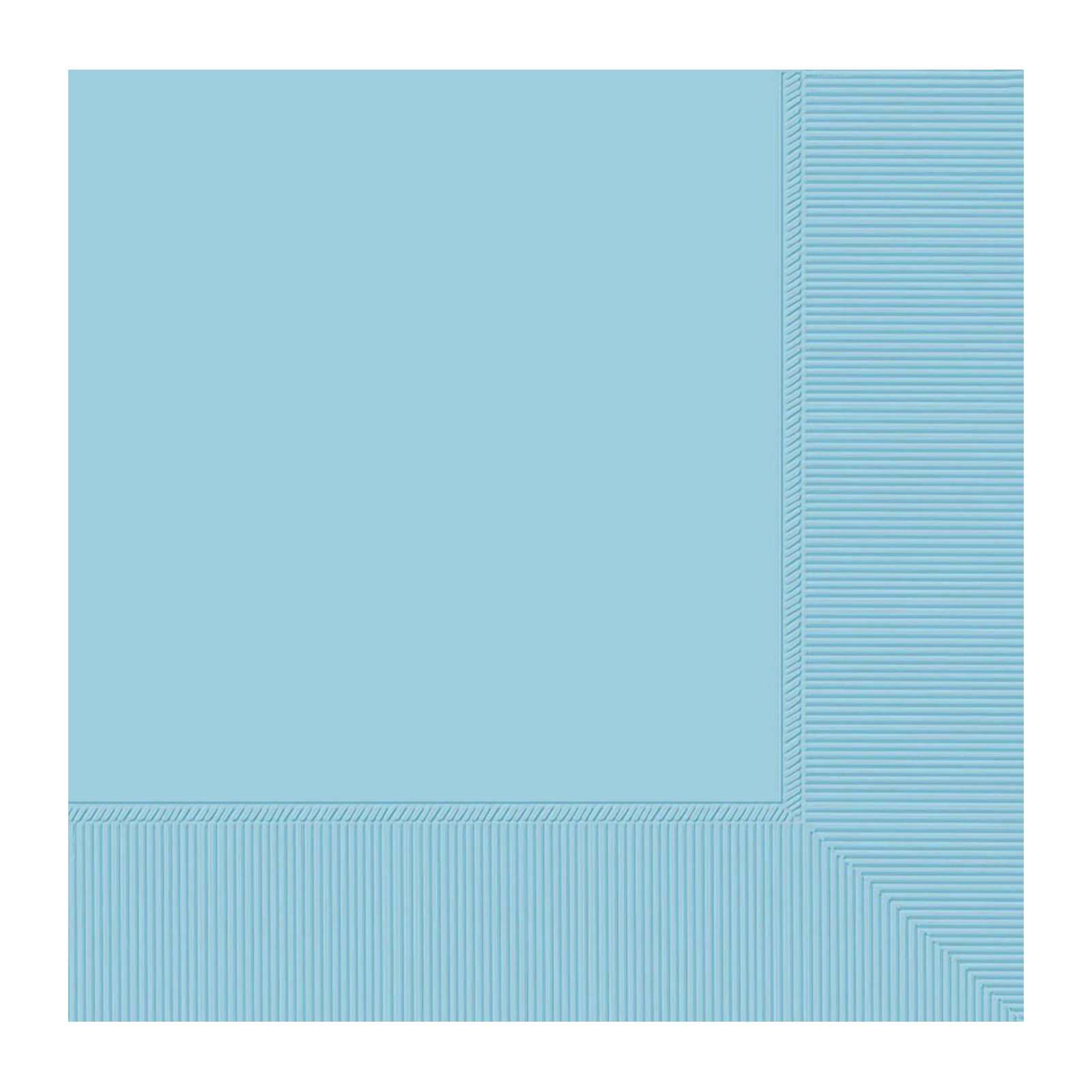 Amscan Pastel Blue Luncheon Napkins / Serviettes (Pack of 20) | Light ...