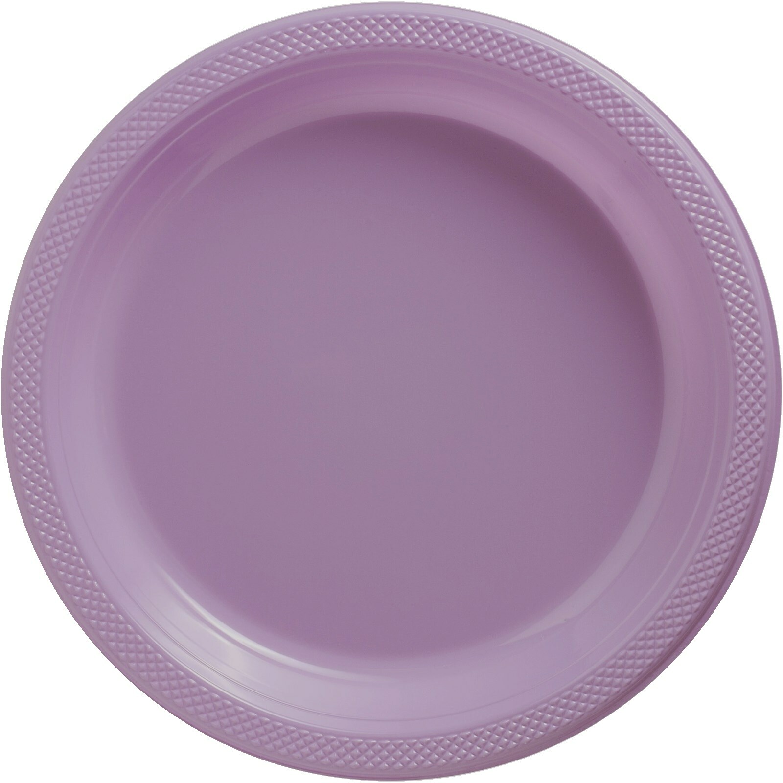 Lilac Large Plastic Plates (Pack of 20) - Discount Party Supplies