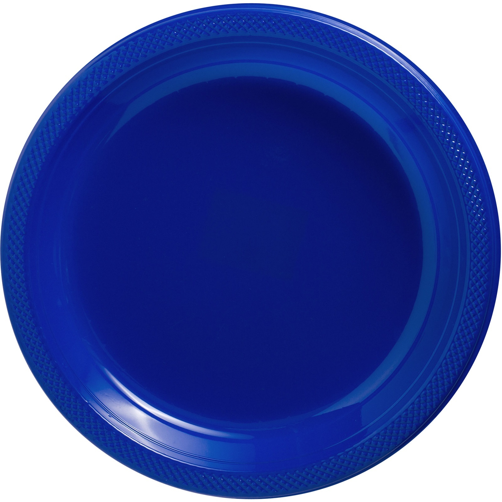 Royal Blue Large Plastic Plates (Pack of 20) - Discount Party Supplies