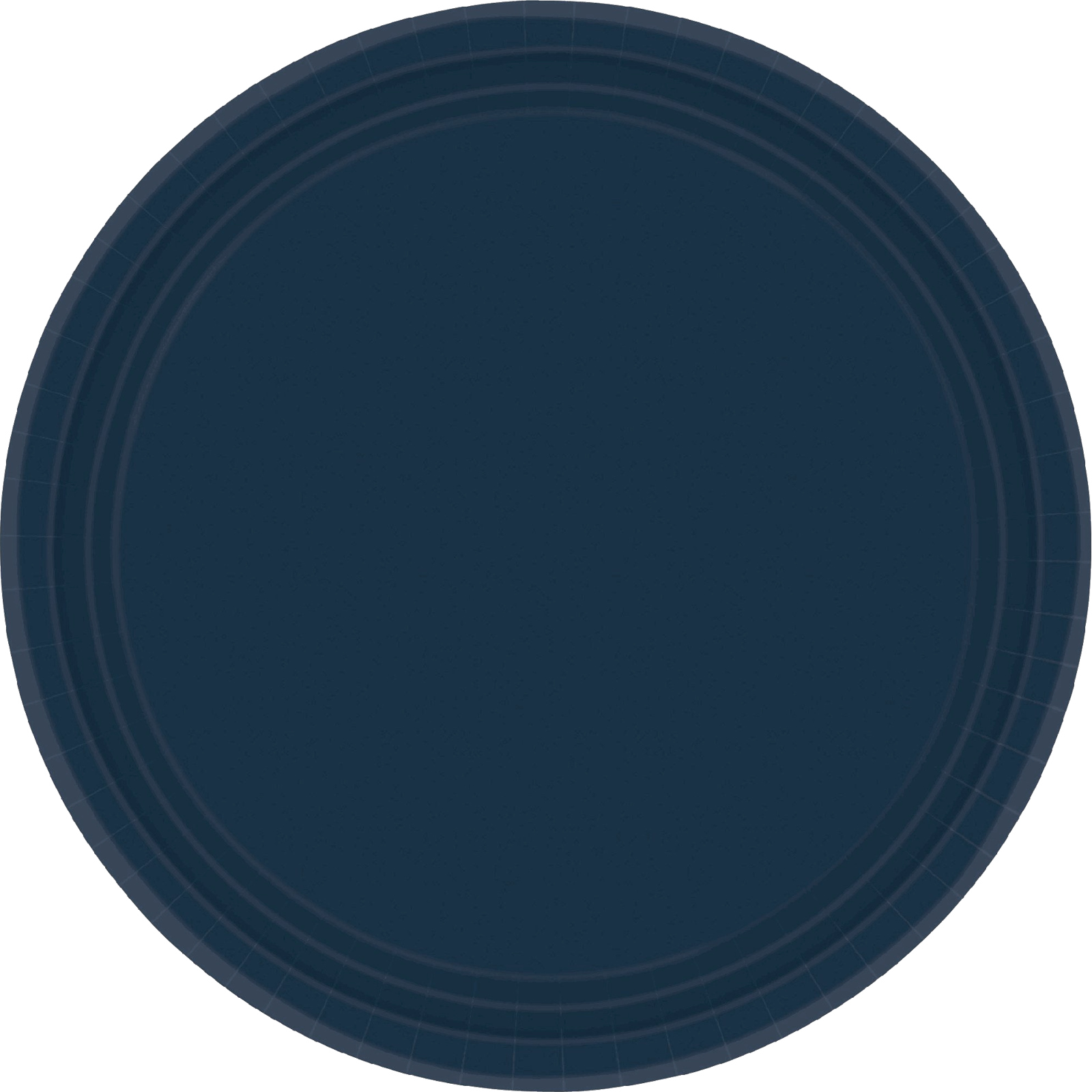 True Navy Blue Large Paper Plates (Pack of 20) - Discount Party Supplies