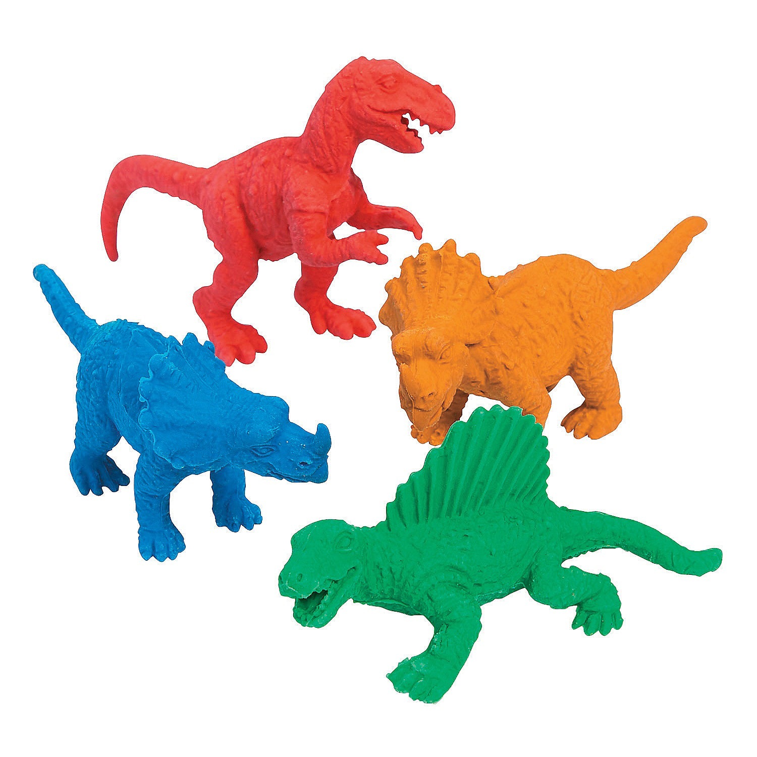 Dinosaur Erasers (Pack of 4) - Discount Party Supplies