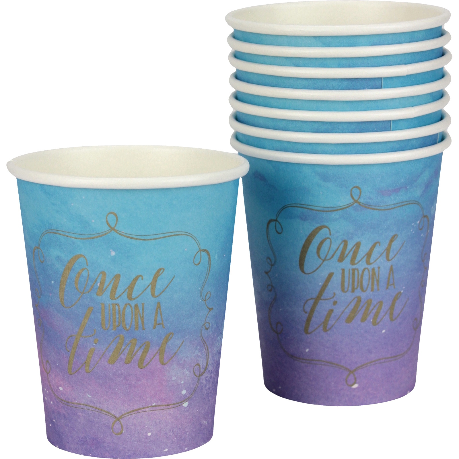 Disney Princess Once Upon A Time Paper Cups 266ml (Pack of 8 ...