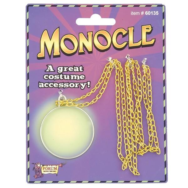 Gold Monocle Adult Costume Accessory | Discount Party Supplies ...