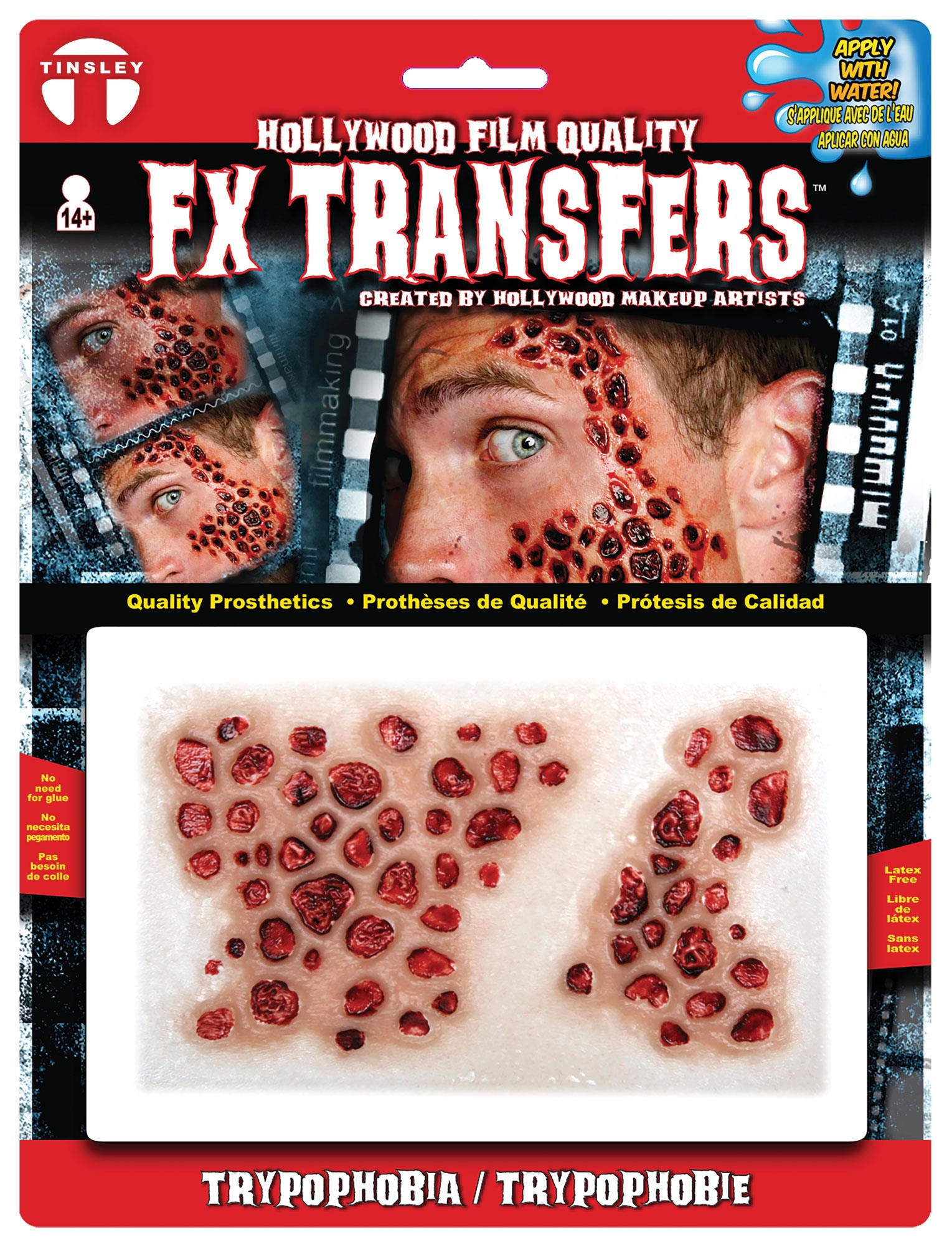 Trypophobia Large FX Transfer Makeup Accessory - Discount Party Supplies
