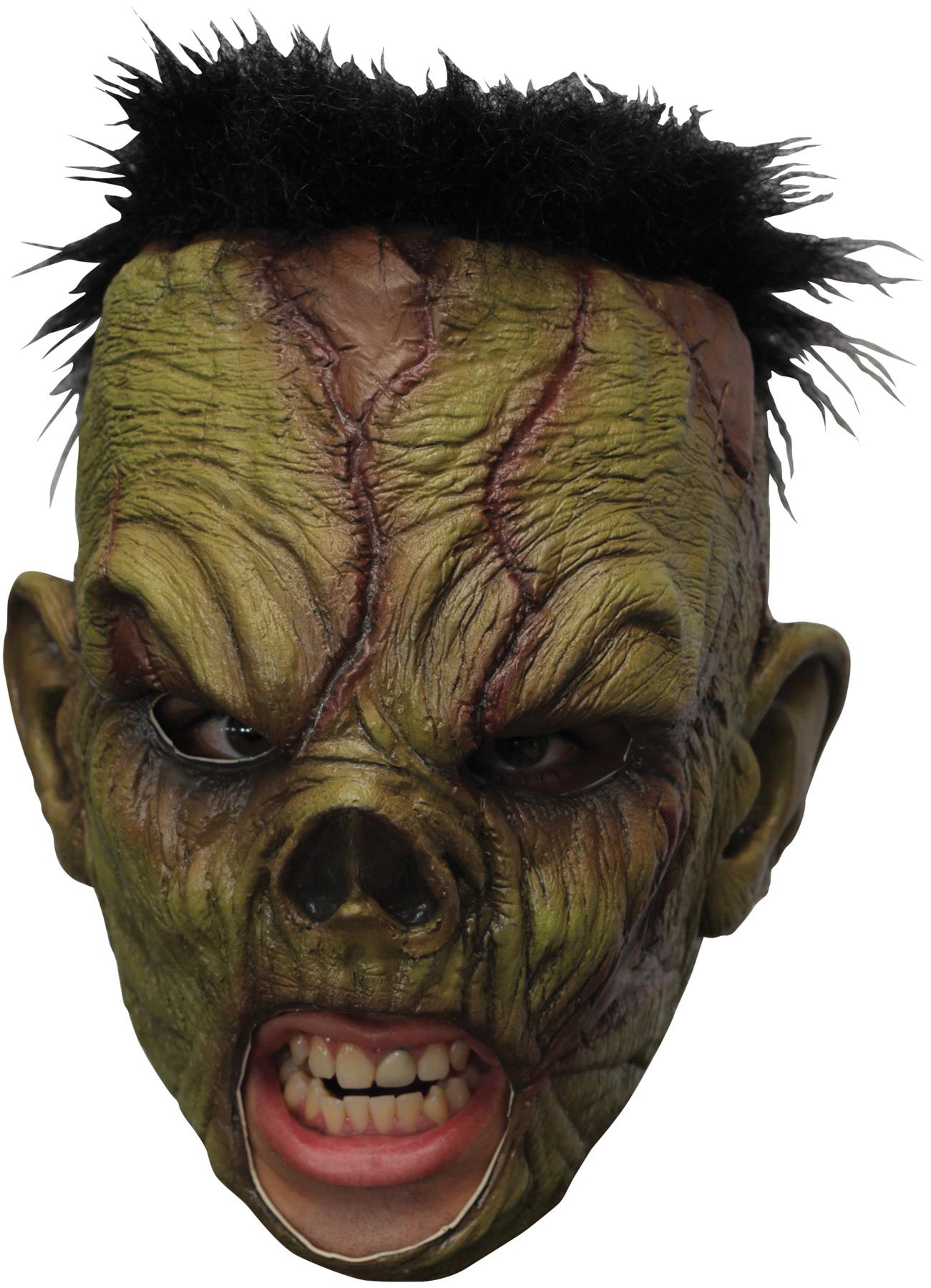 Monster Deluxe Chinless Latex Adult Mask - Discount Party Supplies
