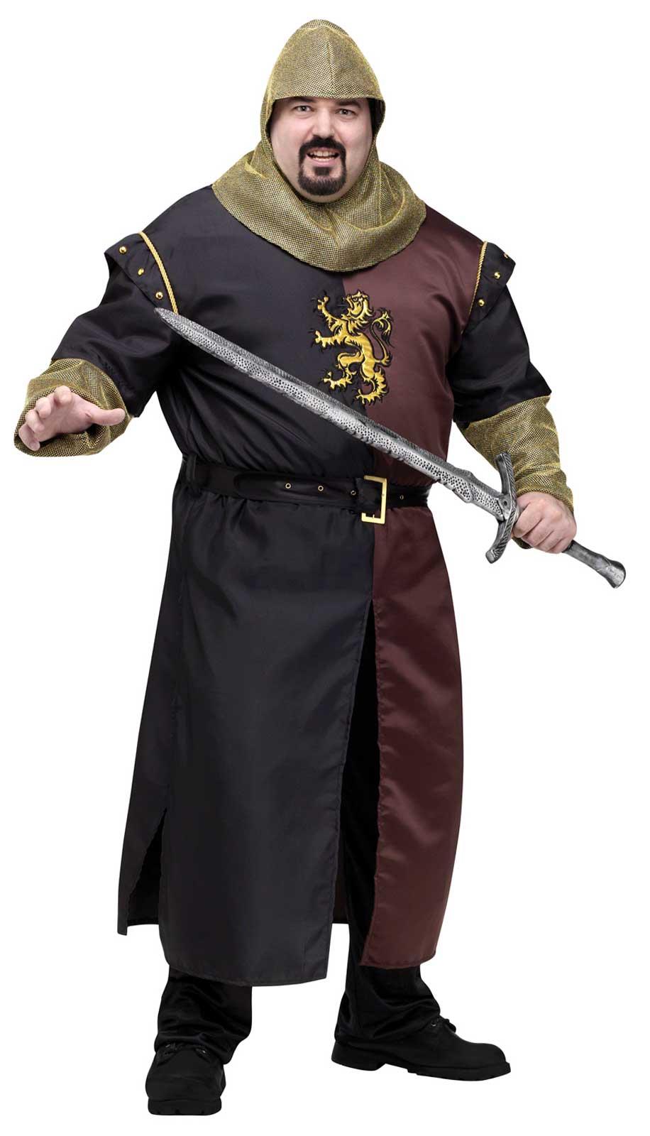 Valiant Knight Adult Plus Costume - Discount Party Supplies