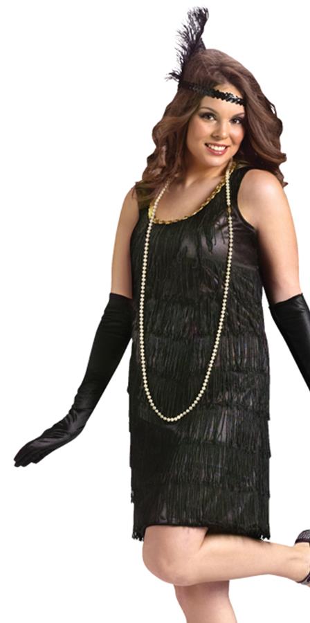 Flapper Adult Plus Costume | Discount Party Supplies - Discount Party ...