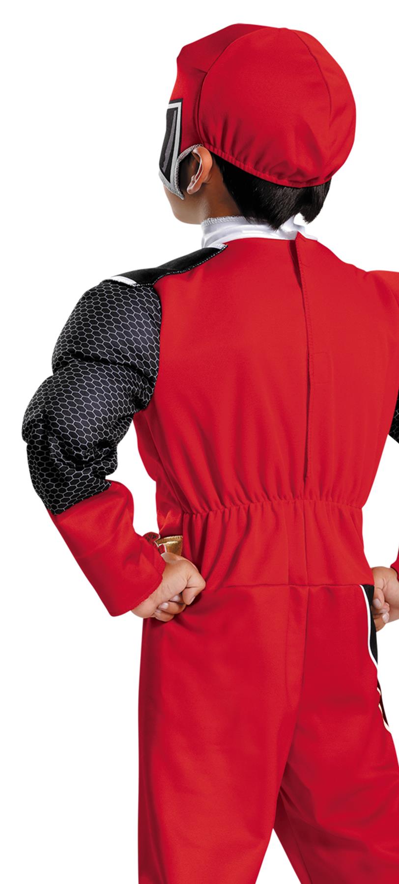 Power Rangers Ninja Steel Red Ranger Muscle Child Costume | Discount ...