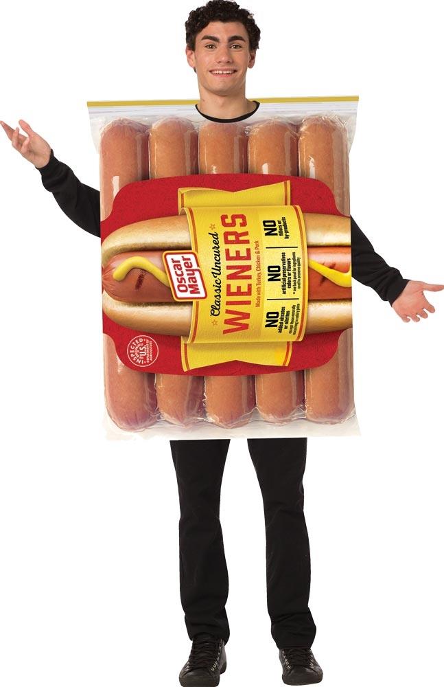 Oscar Mayer Wiener Package Adult Costume - Discount Party Supplies