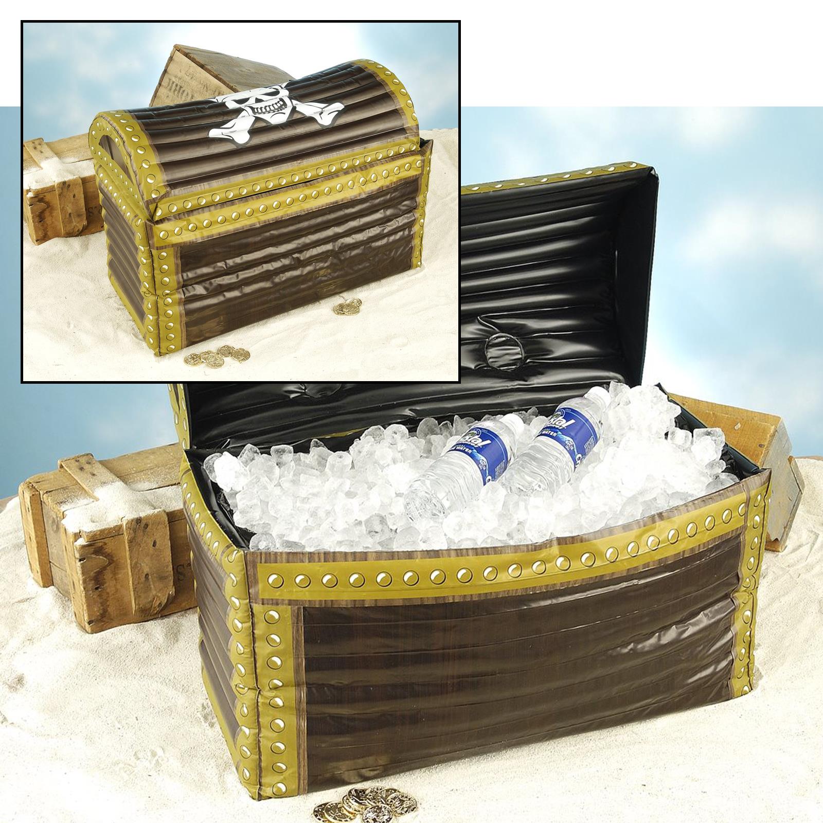 Pirate Inflatable Treasure Chest Cooler | Discount Party Supplies ...