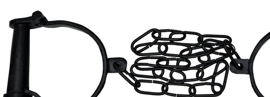 Locking Metal Hand Leg Cuffs Halloween Prop | Discount Party Supplies ...