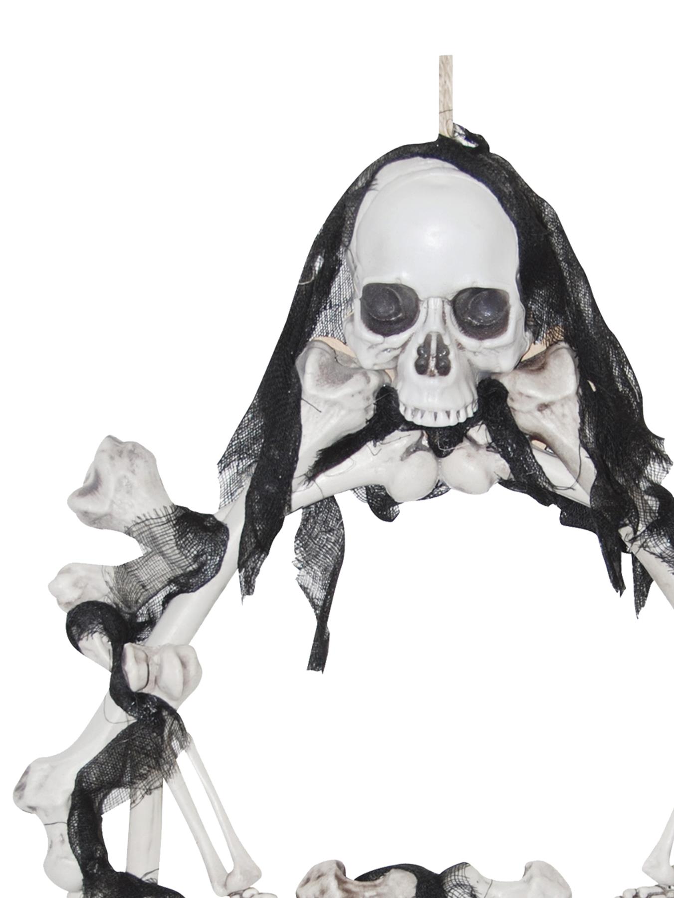 Light Up Bone Wreath Halloween Prop | Discount Party Supplies ...