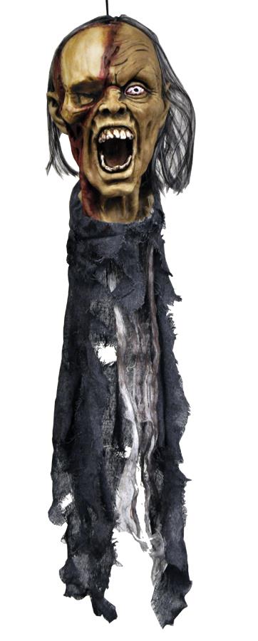 Hanging Open Mouth Head Halloween Prop - Discount Party Supplies