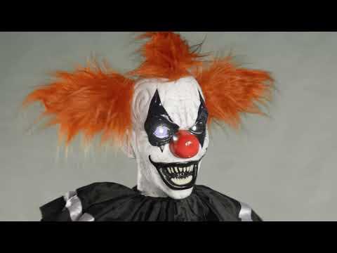 Hanging Shaking Clown Animated Halloween Prop | Discount Party Supplies ...