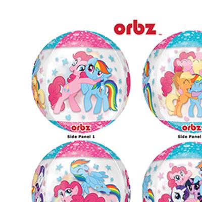 Shape Orbz My Little Pony 4 Sided Clear See Through Balloon - Discount ...