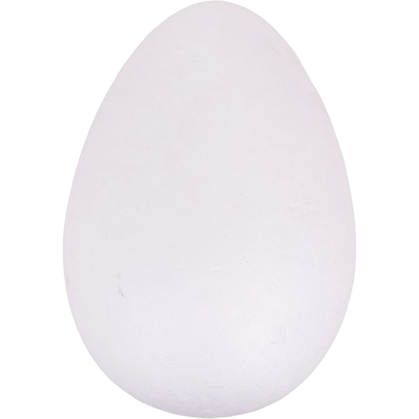 White Fillable Styrofoam Egg 18cm - Discount Party Supplies