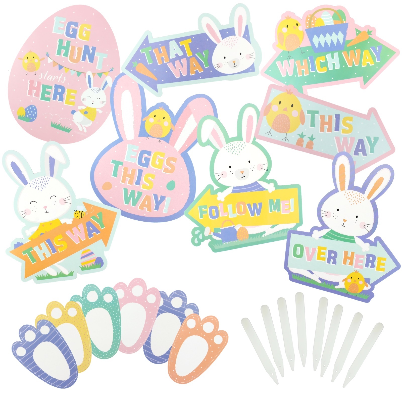 Easter Egg Hunt Decorating Kit - Discount Party Supplies