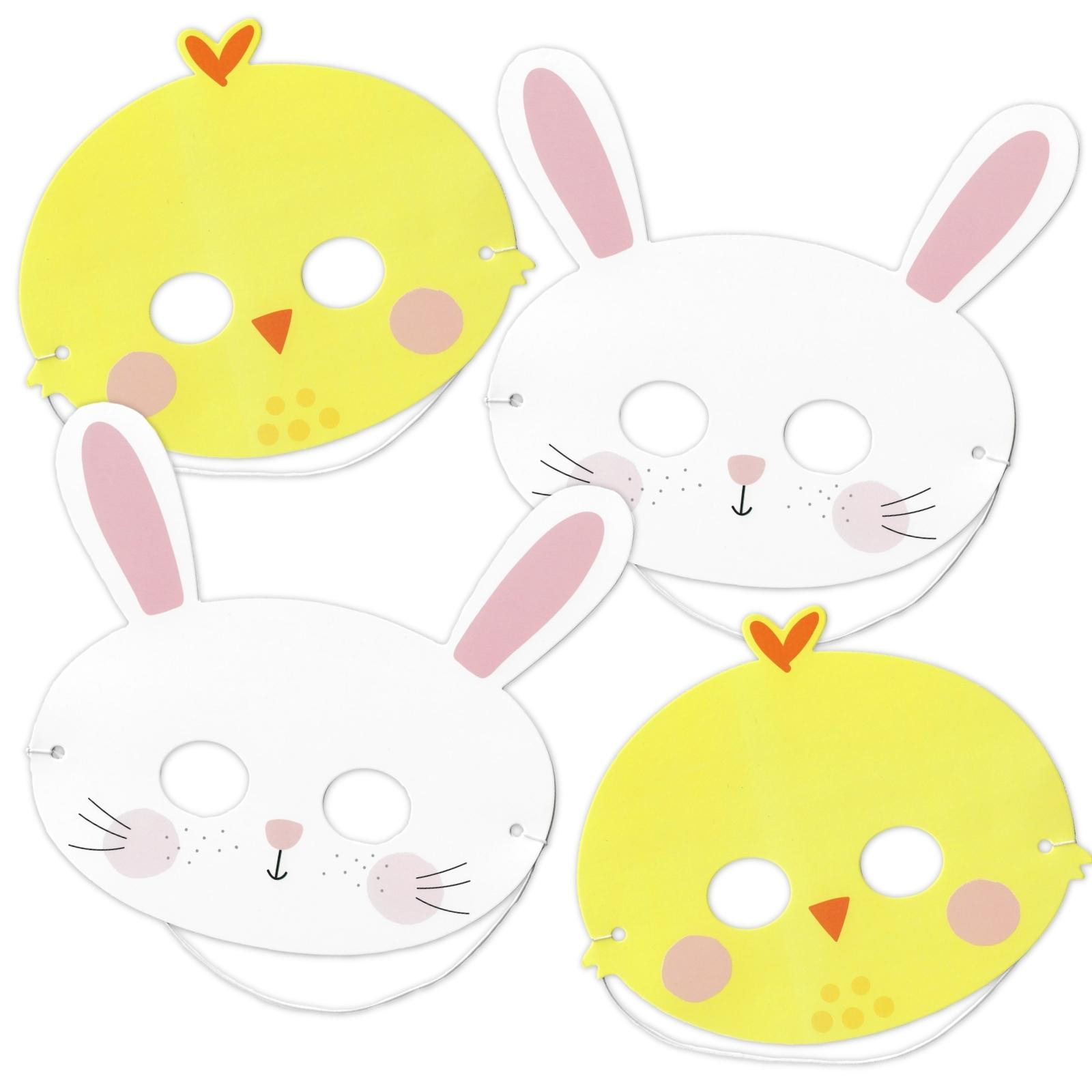 Easter Character Paper Party Masks (Pack of 4) | Easter | Occasion ...
