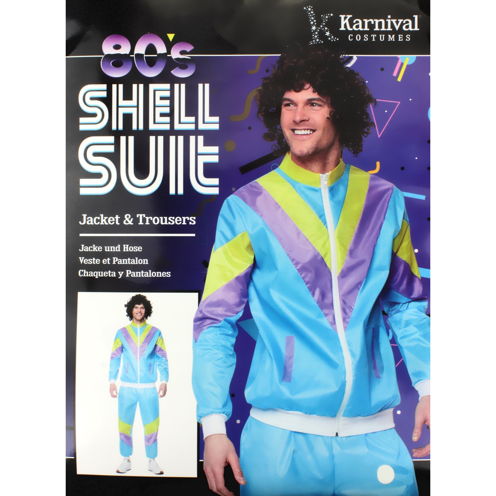 80's Shell Suit Men's Costume - Medium | 80's Retro | Themed Party ...