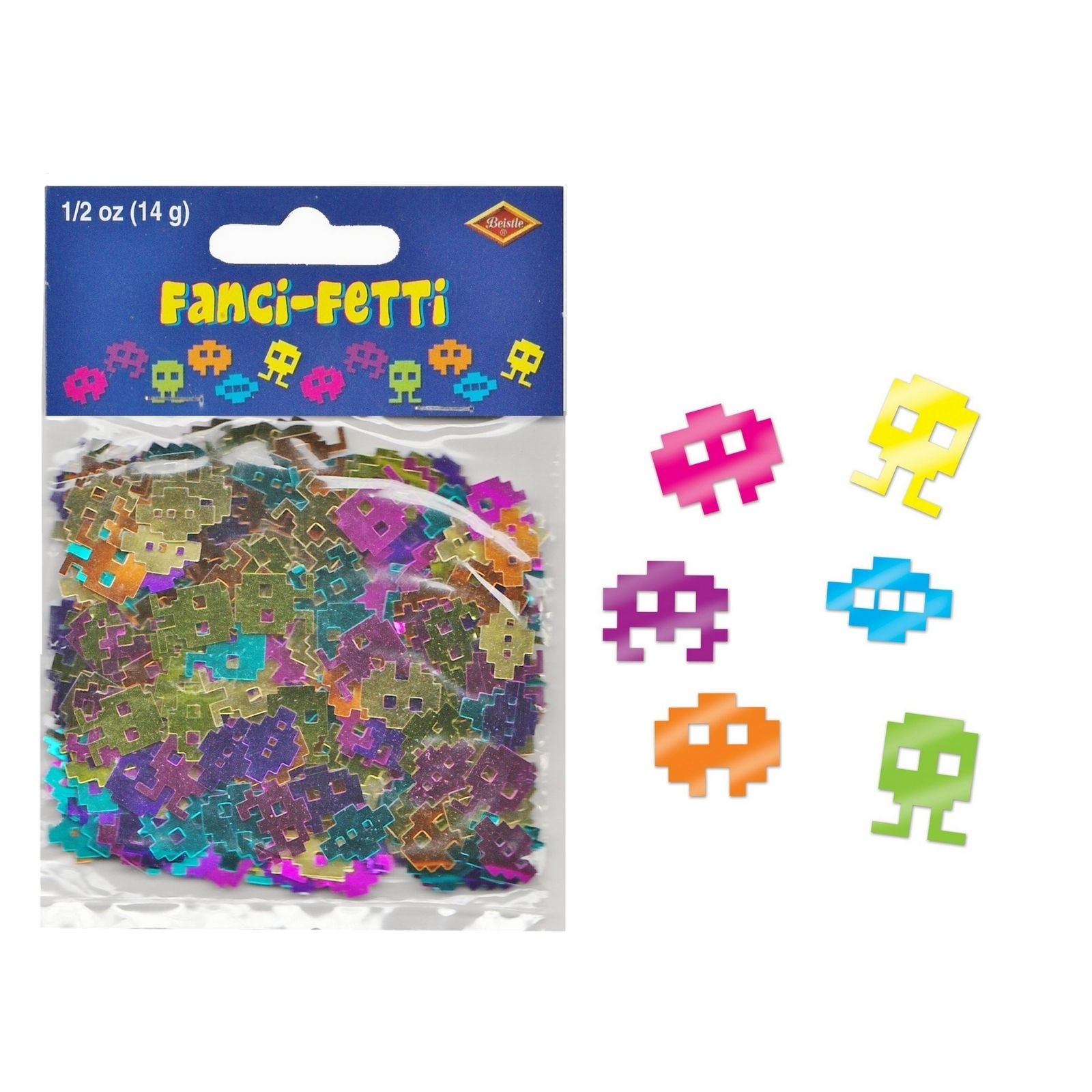 80's Pixel Character Confetti/Table Scatters | 80's Retro | Themed ...