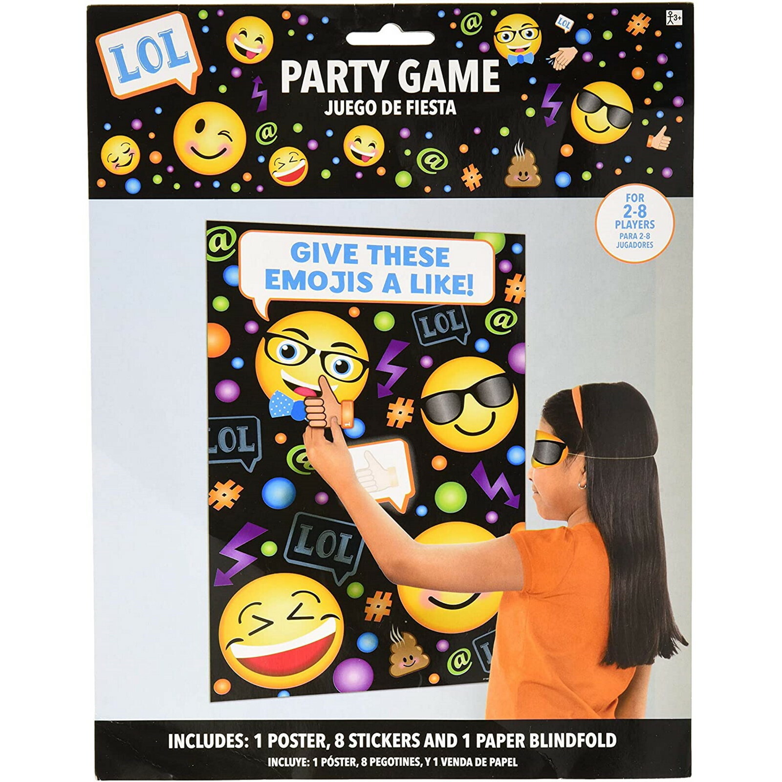 LOL Emoji Party Game | Emoji Party Supplies | Boys and Girls Birthday ...