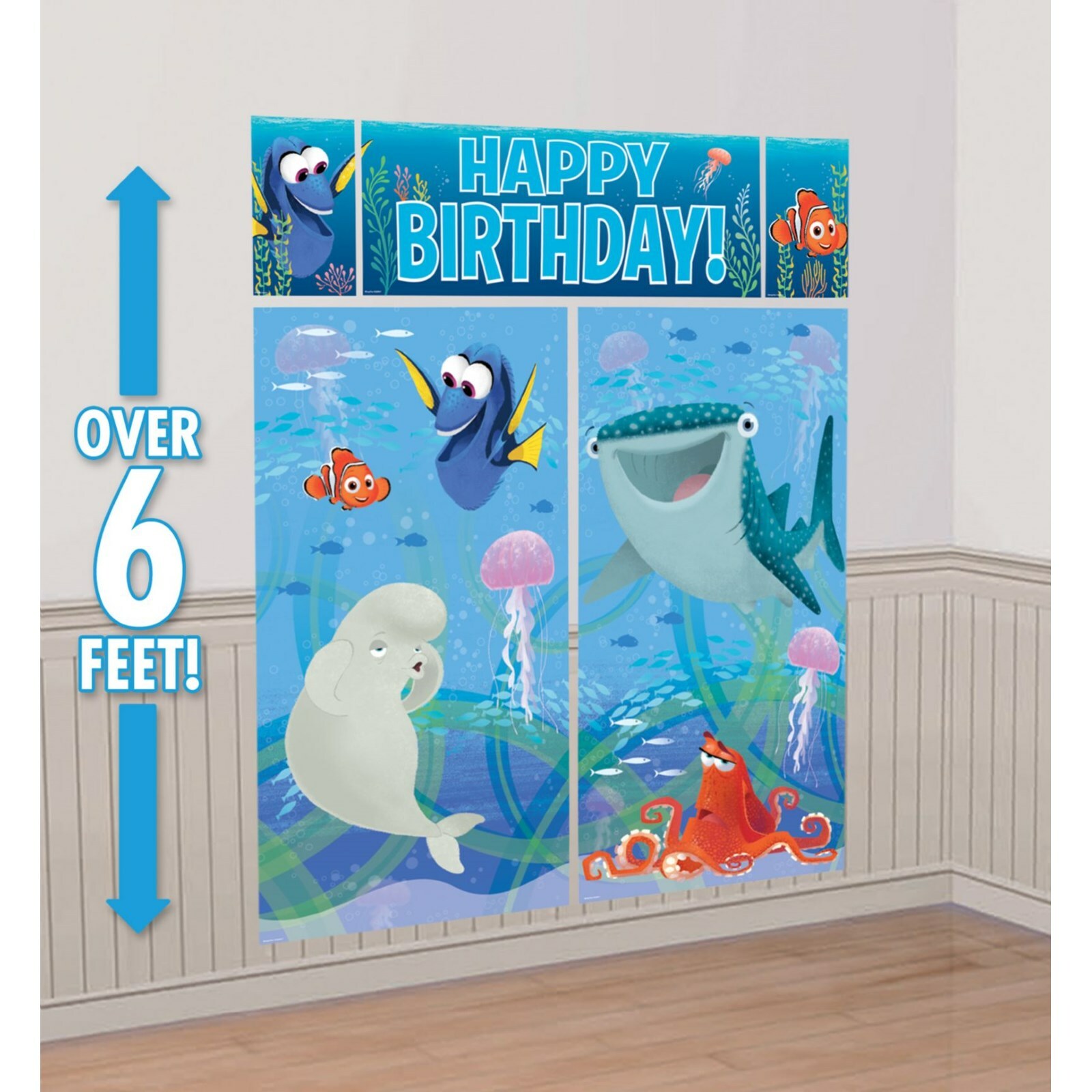 Finding Dory Wall Decorating Kit - Discount Party Supplies