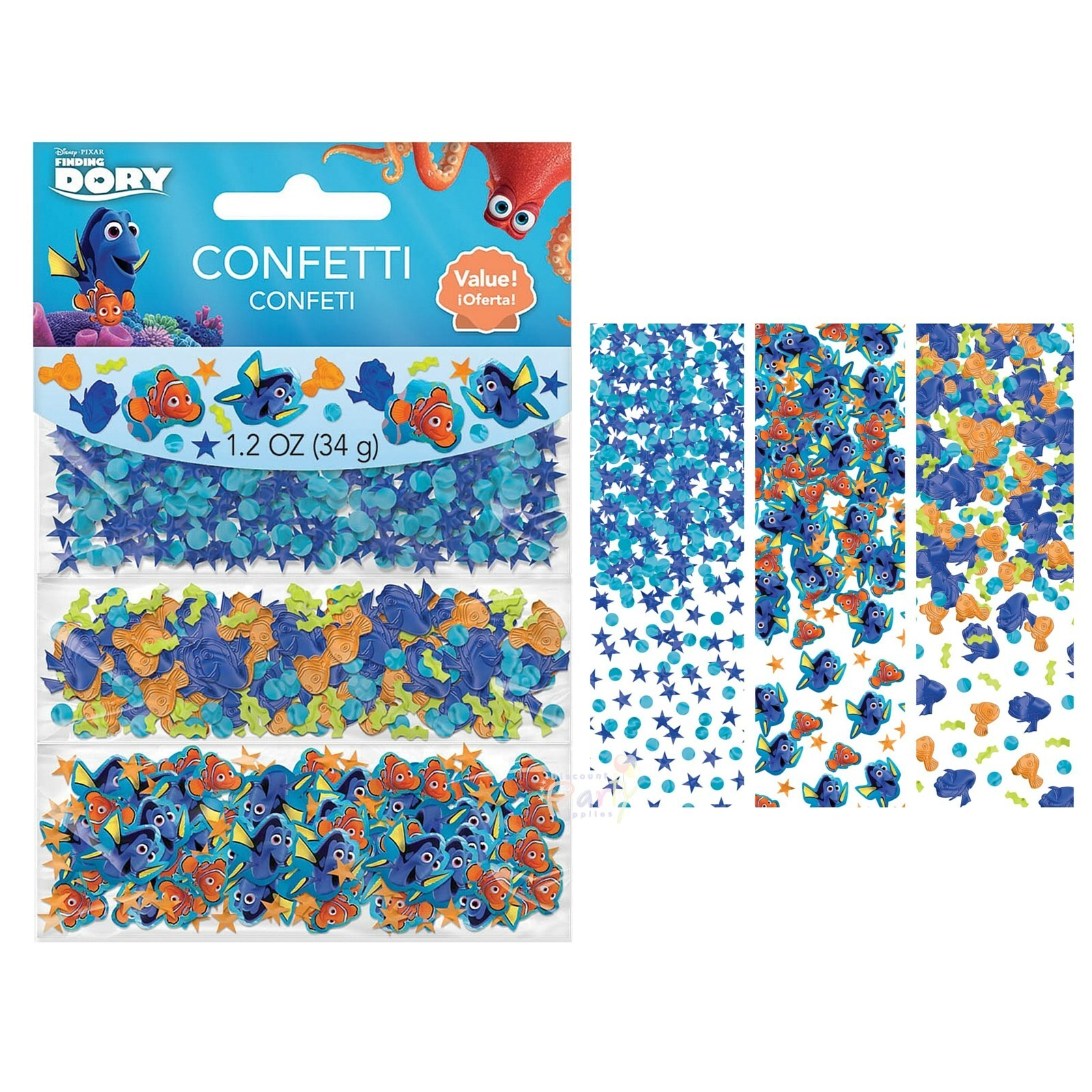 Finding Dory Confetti/Table Scatters - Discount Party Supplies