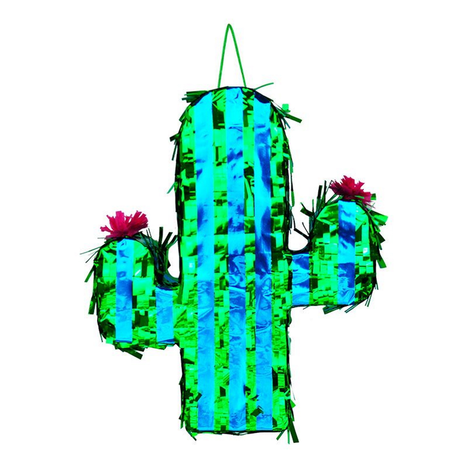 Metallic Cactus Pinata 30cm - Discount Party Supplies
