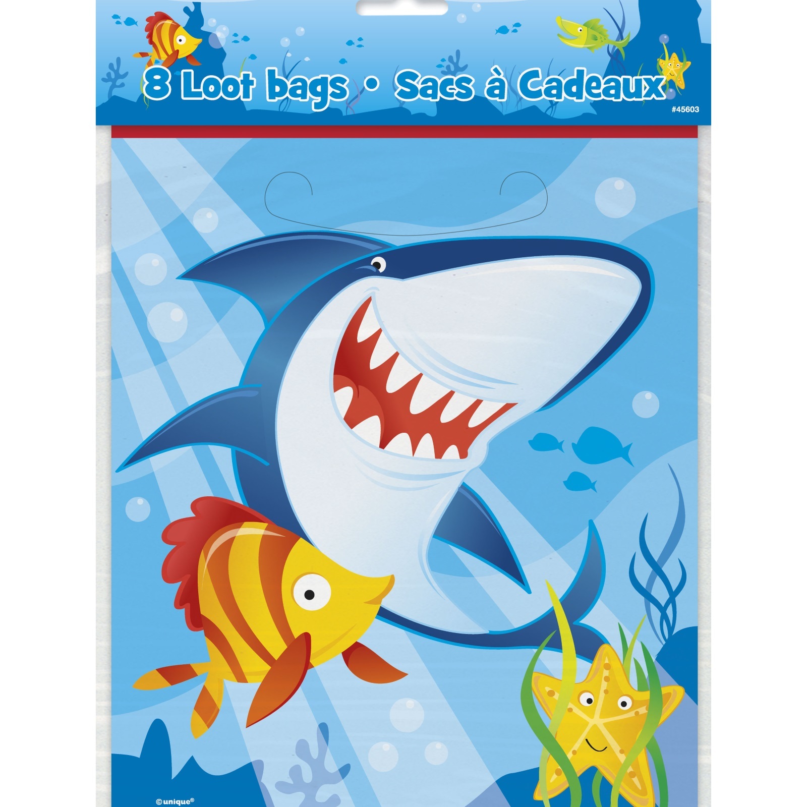 Fin Friends Lolly/Treat Bags (Pack of 8) - Discount Party Supplies