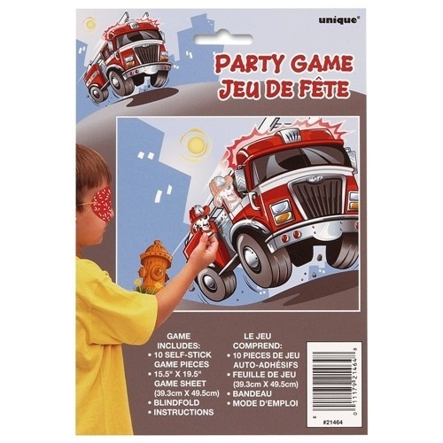 Fire Engine Party Game | Fire Engine | Boys Birthday Party Supplies ...