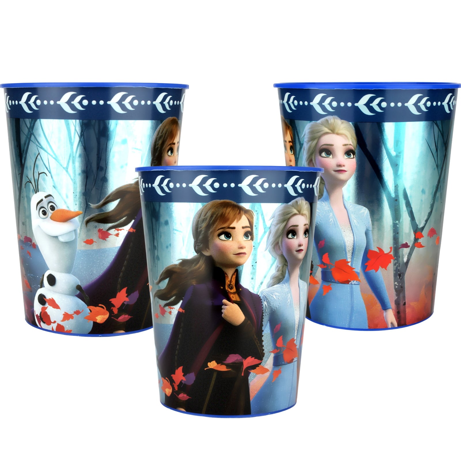 Frozen 2 Large Plastic Cups (Pack of 3) - Discount Party Supplies