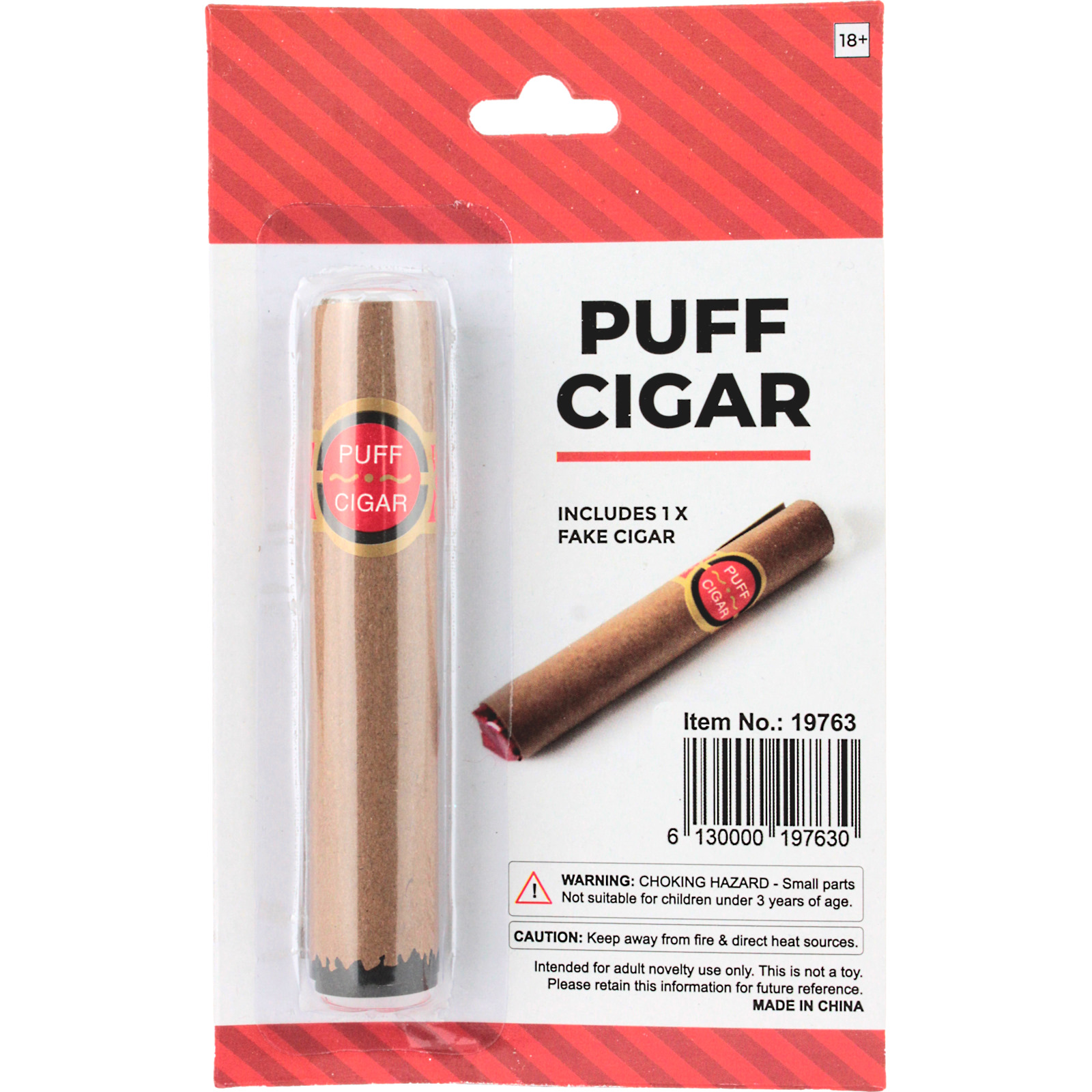 Novelty Puff Cigar 10cm | 20's Gatsby & Gangster | Themed Party ...