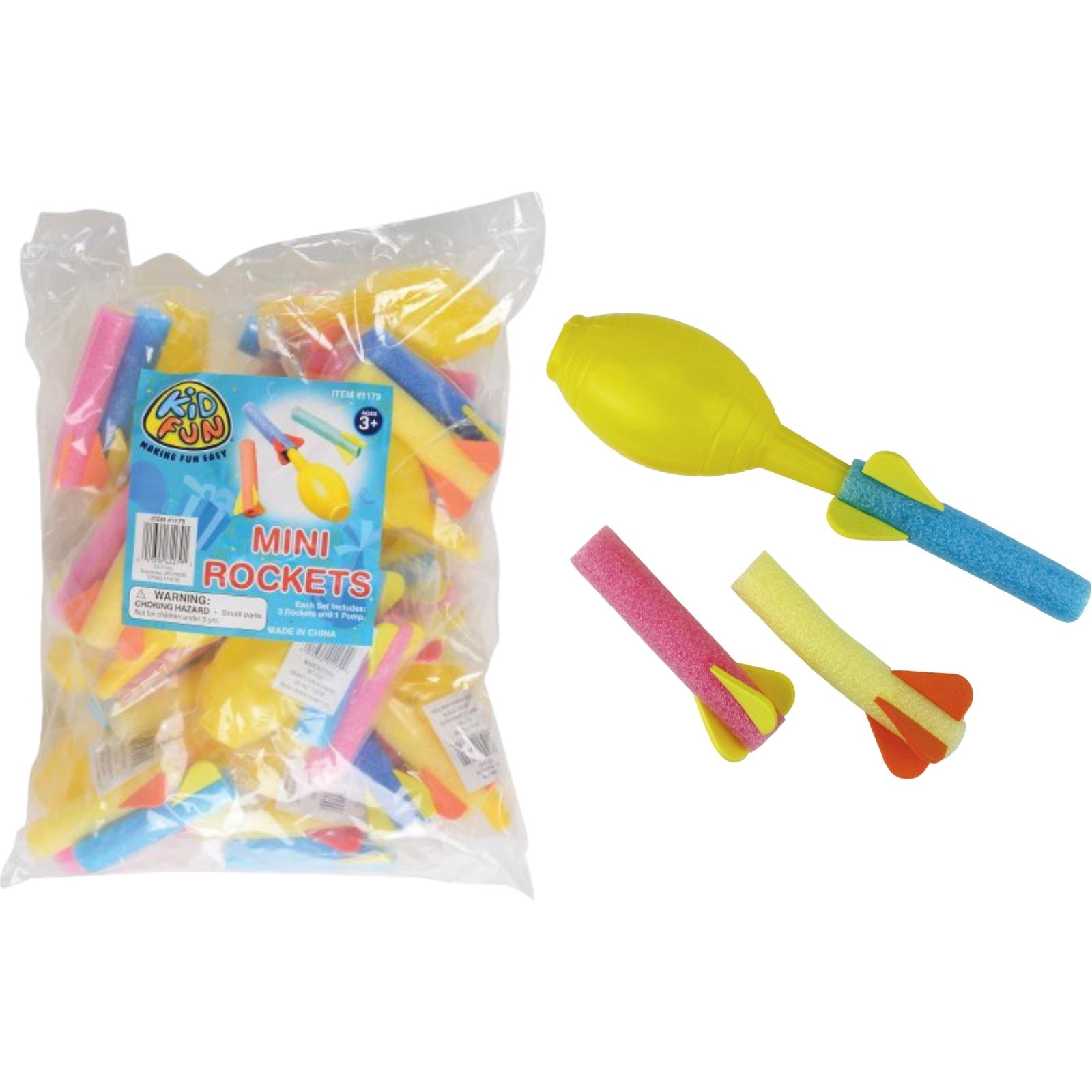 Mini Foam Rocket Launcher Set (Pack of 12) | Discount Party Supplies ...