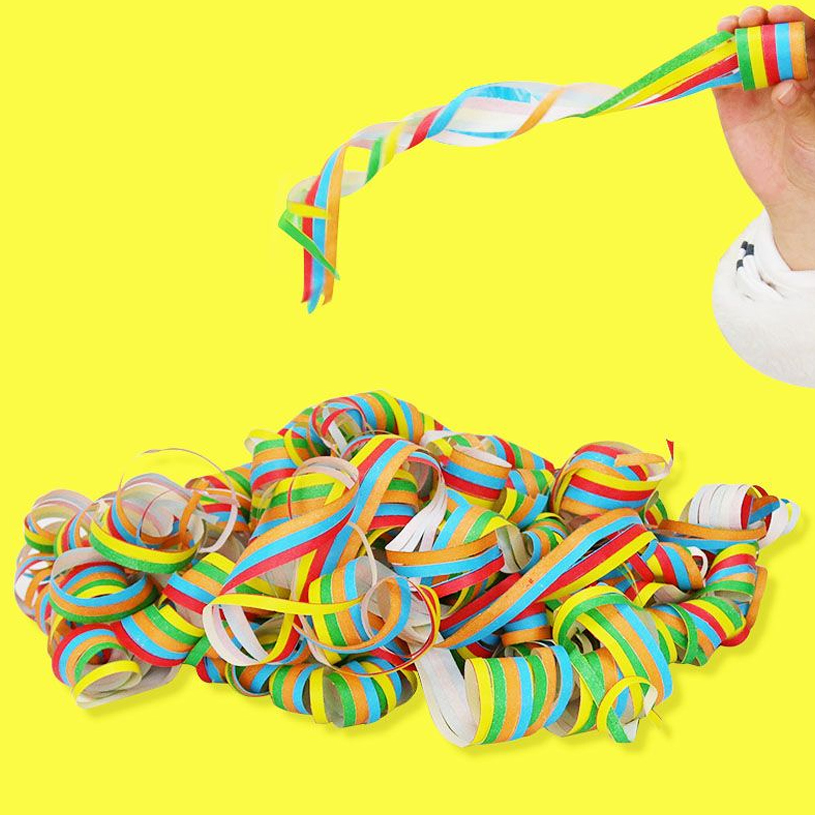 Rainbow Paper Streamers (Pack of 3) | Rainbow Party Supplies | Coloured ...