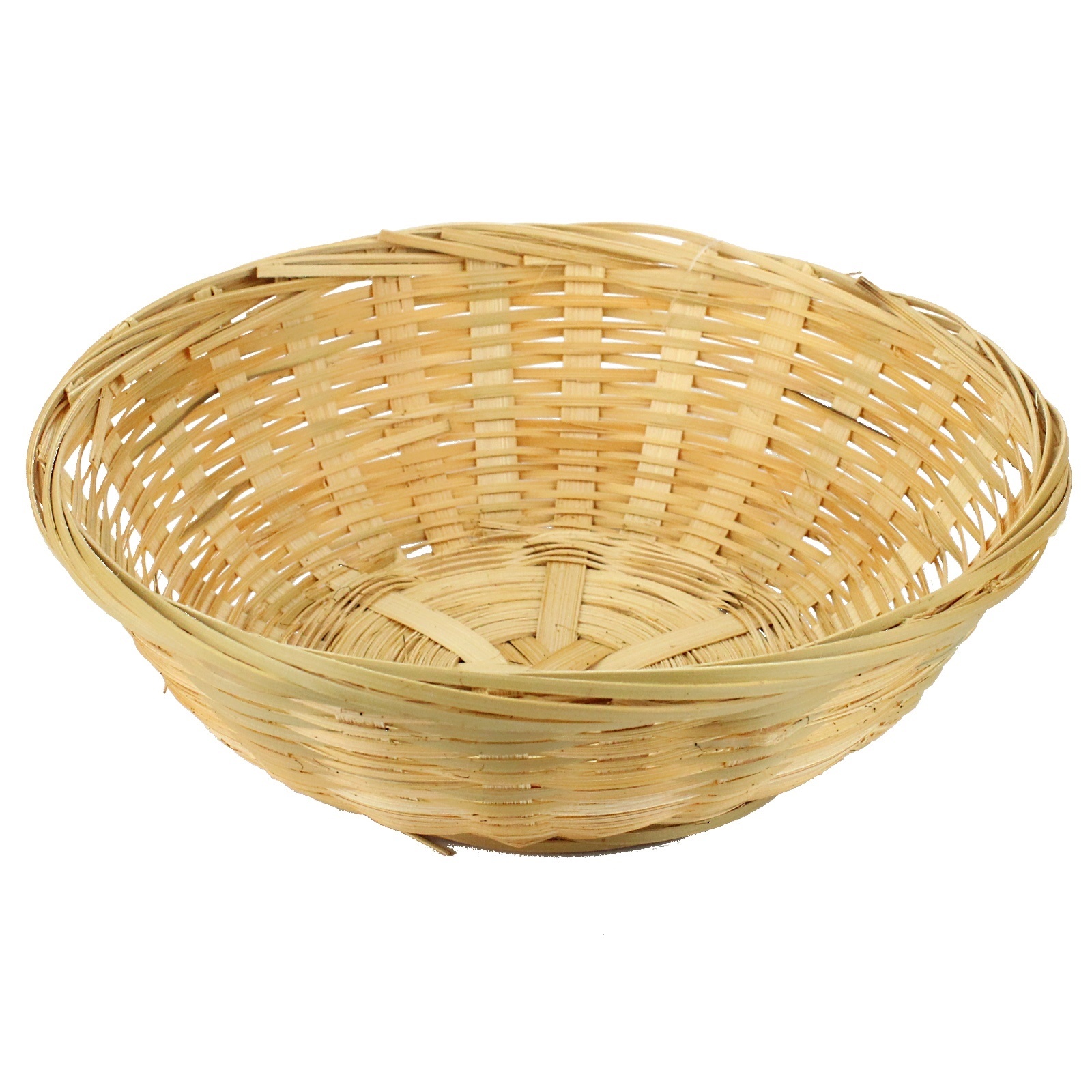 Round Straw Basket - Discount Party Supplies