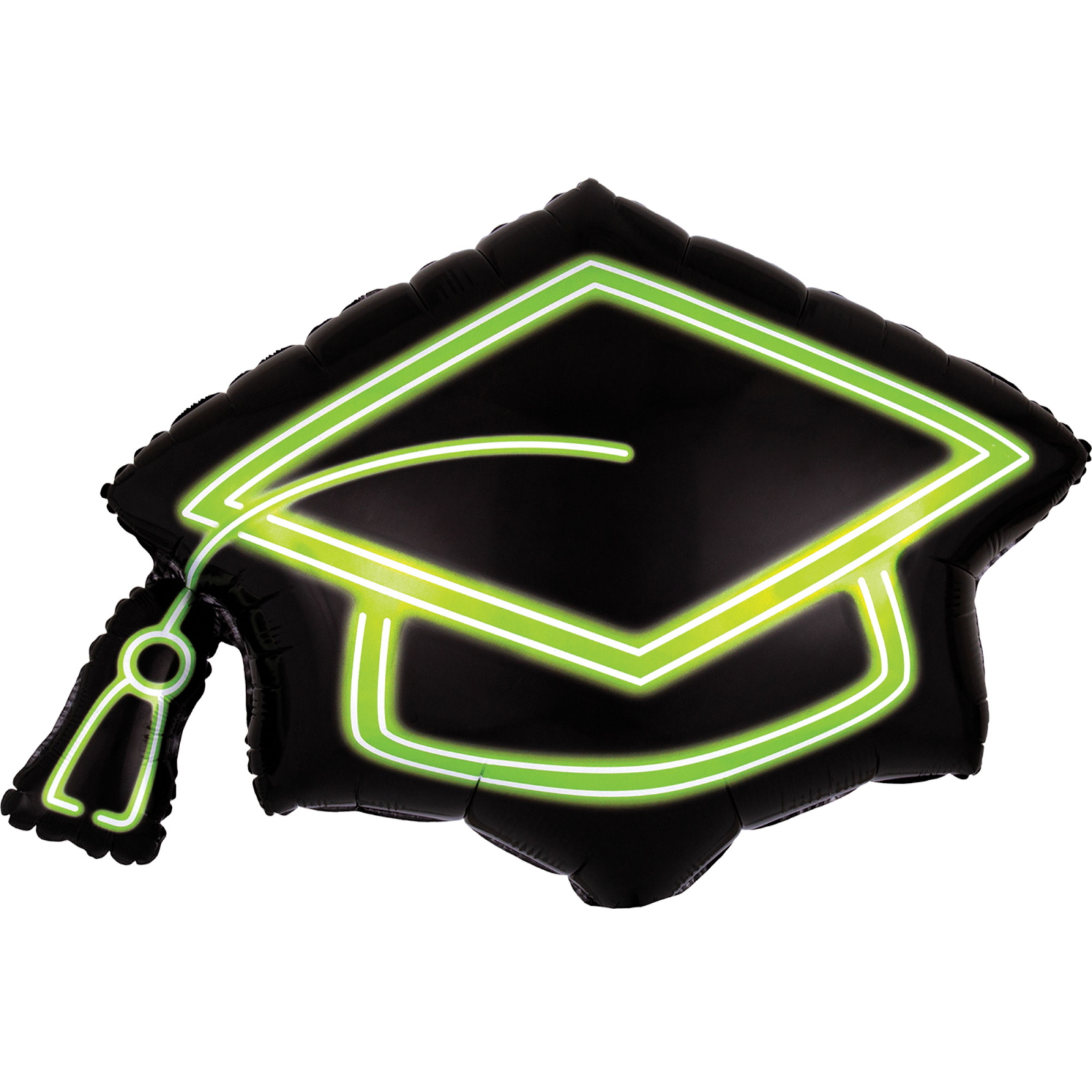 Neon Graduation Hat Supershape Helium Balloon 78cm - Discount Party ...